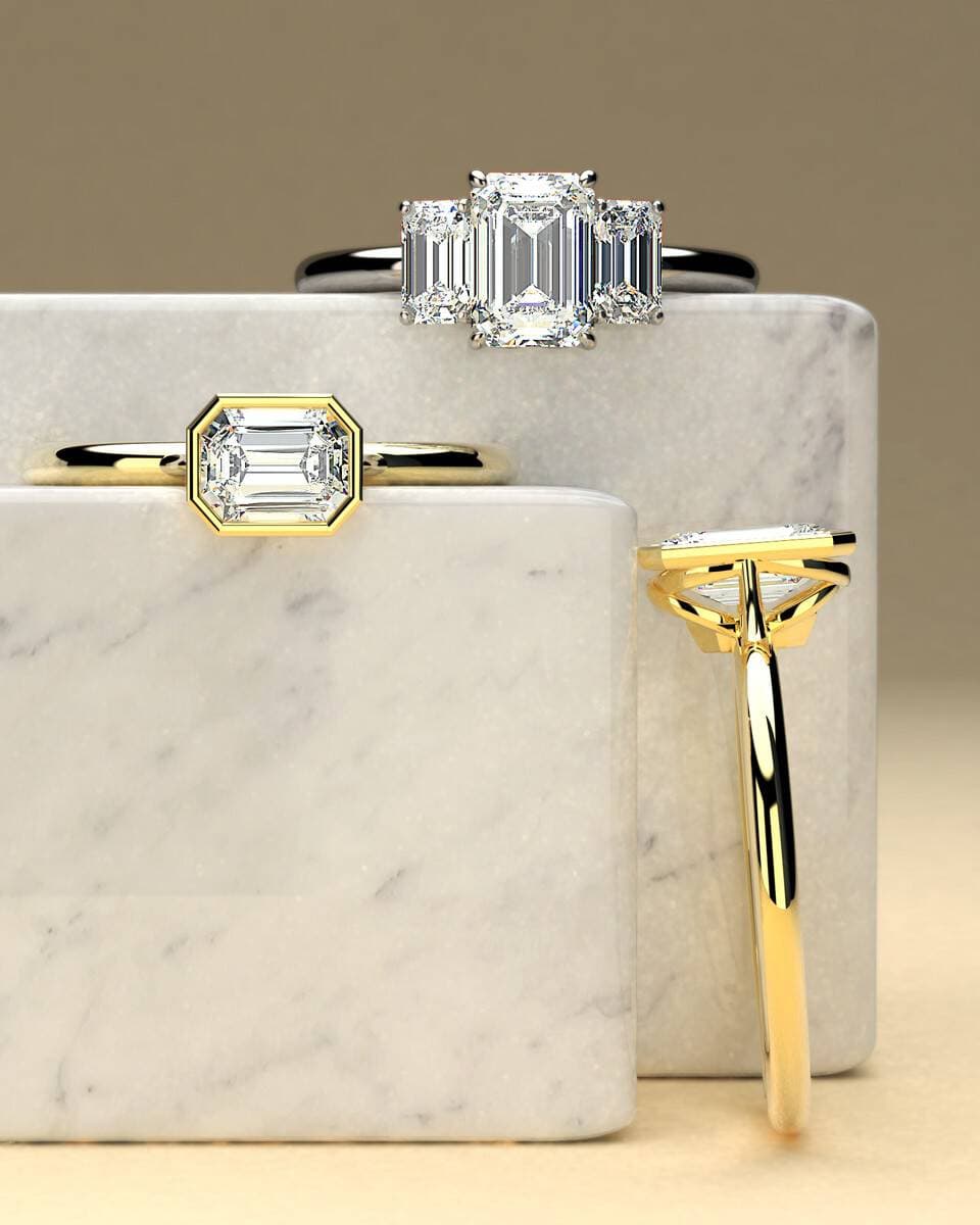 Modern, Art Deco Inspired Engagement Rings | Frank Darling