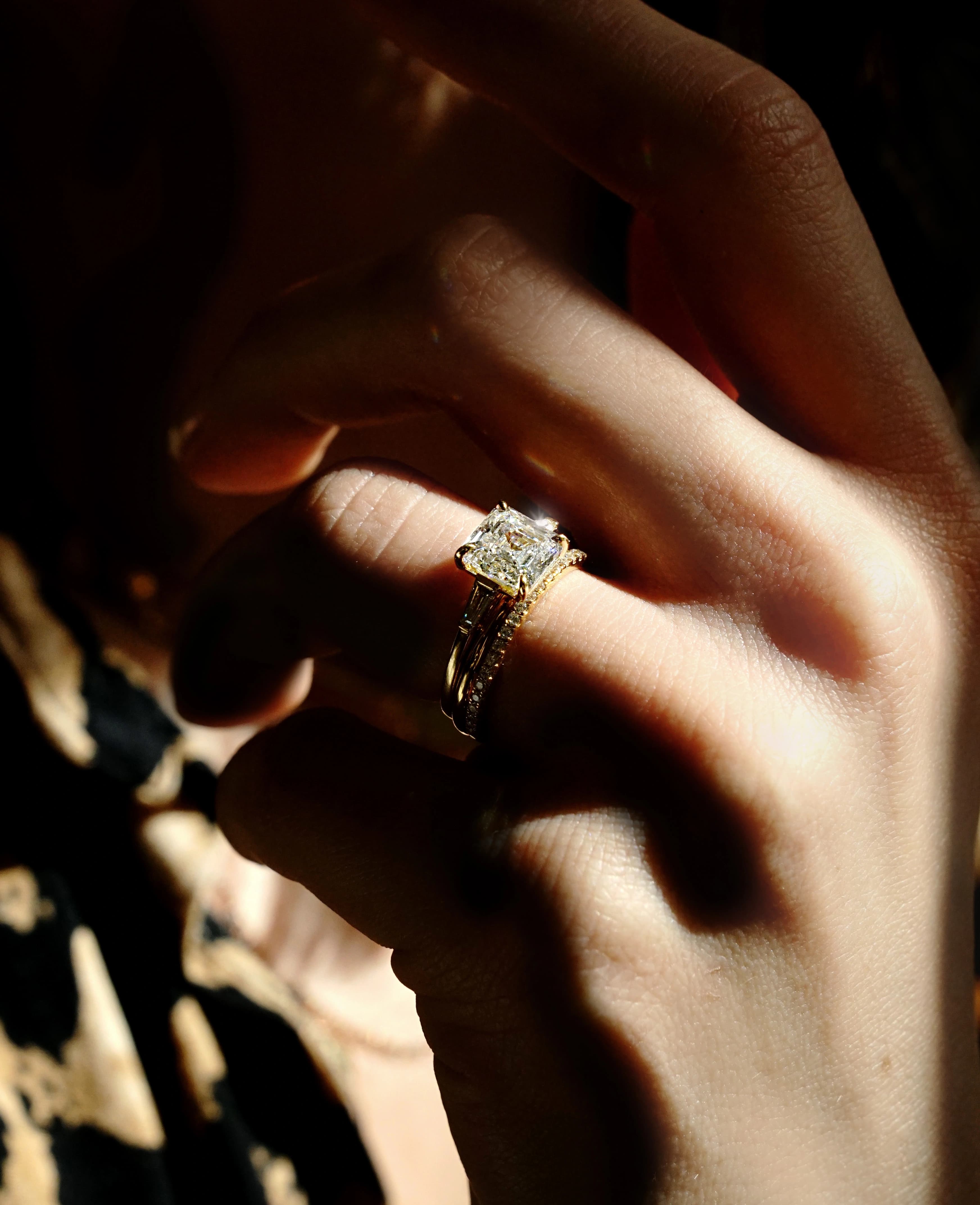 Shop Asscher Cut Engagement Rings